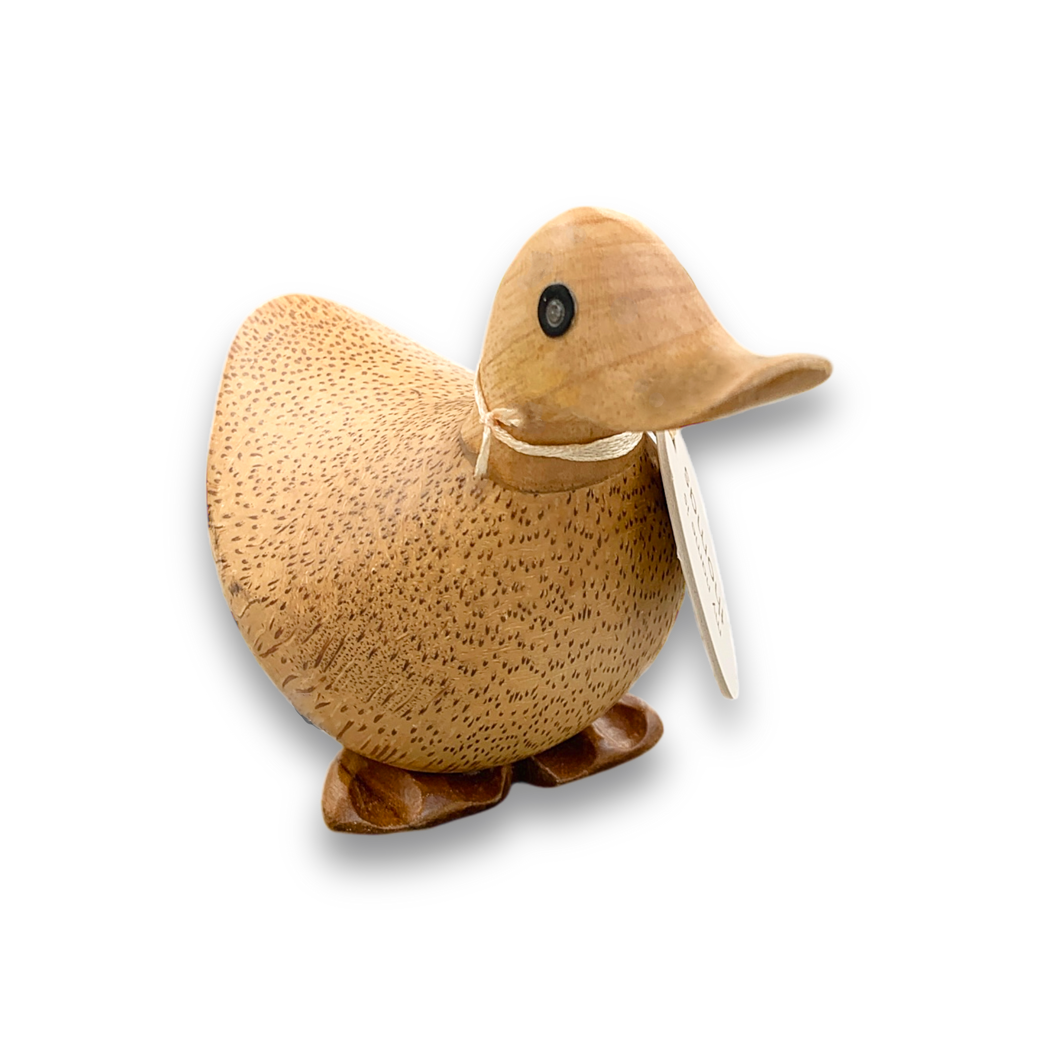 Bamboo Wood Duck – Personalized Name Tag Gift